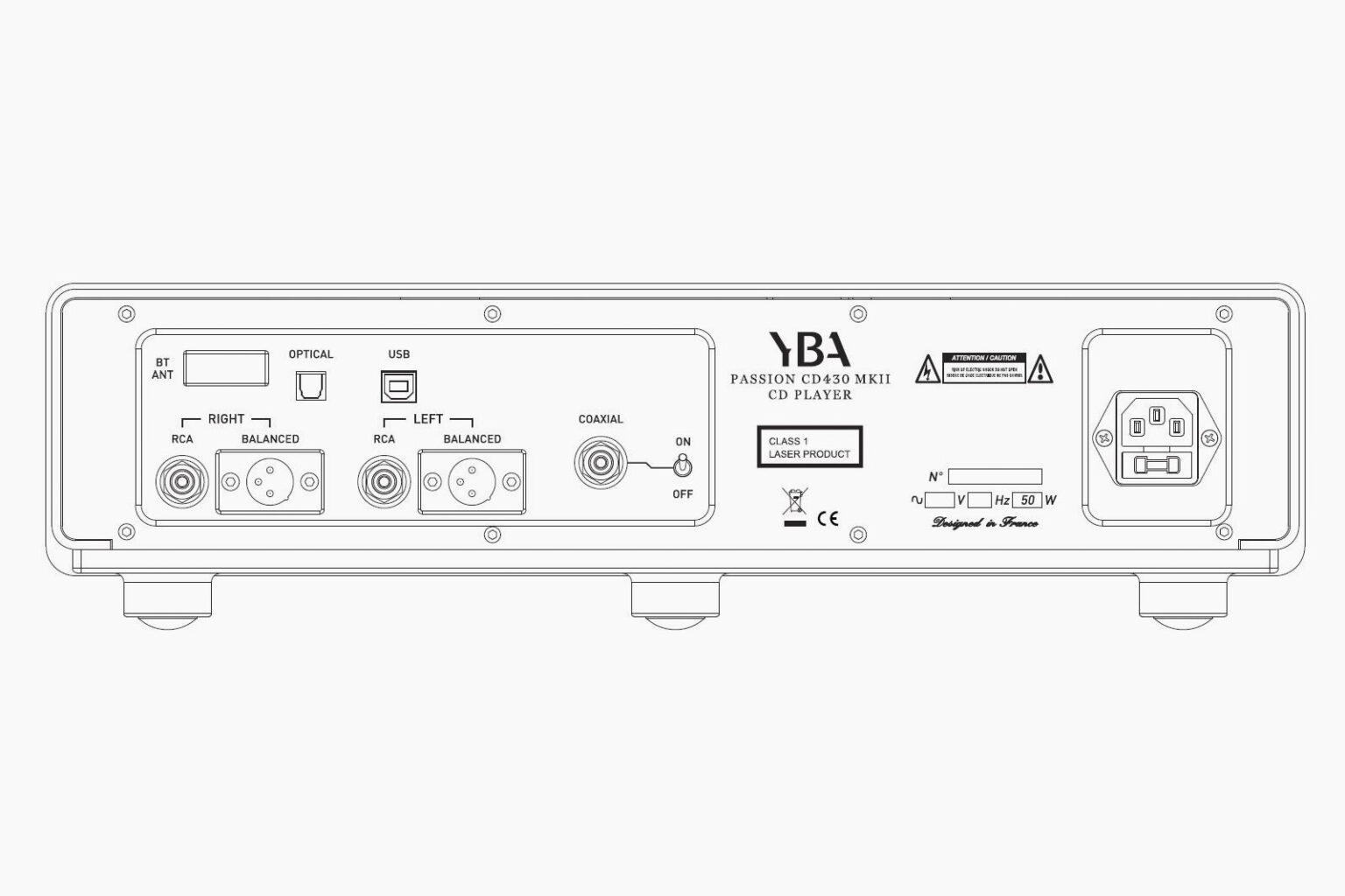 YBA PASSION CD430 MKII CD PLAYER - Sound Gallery